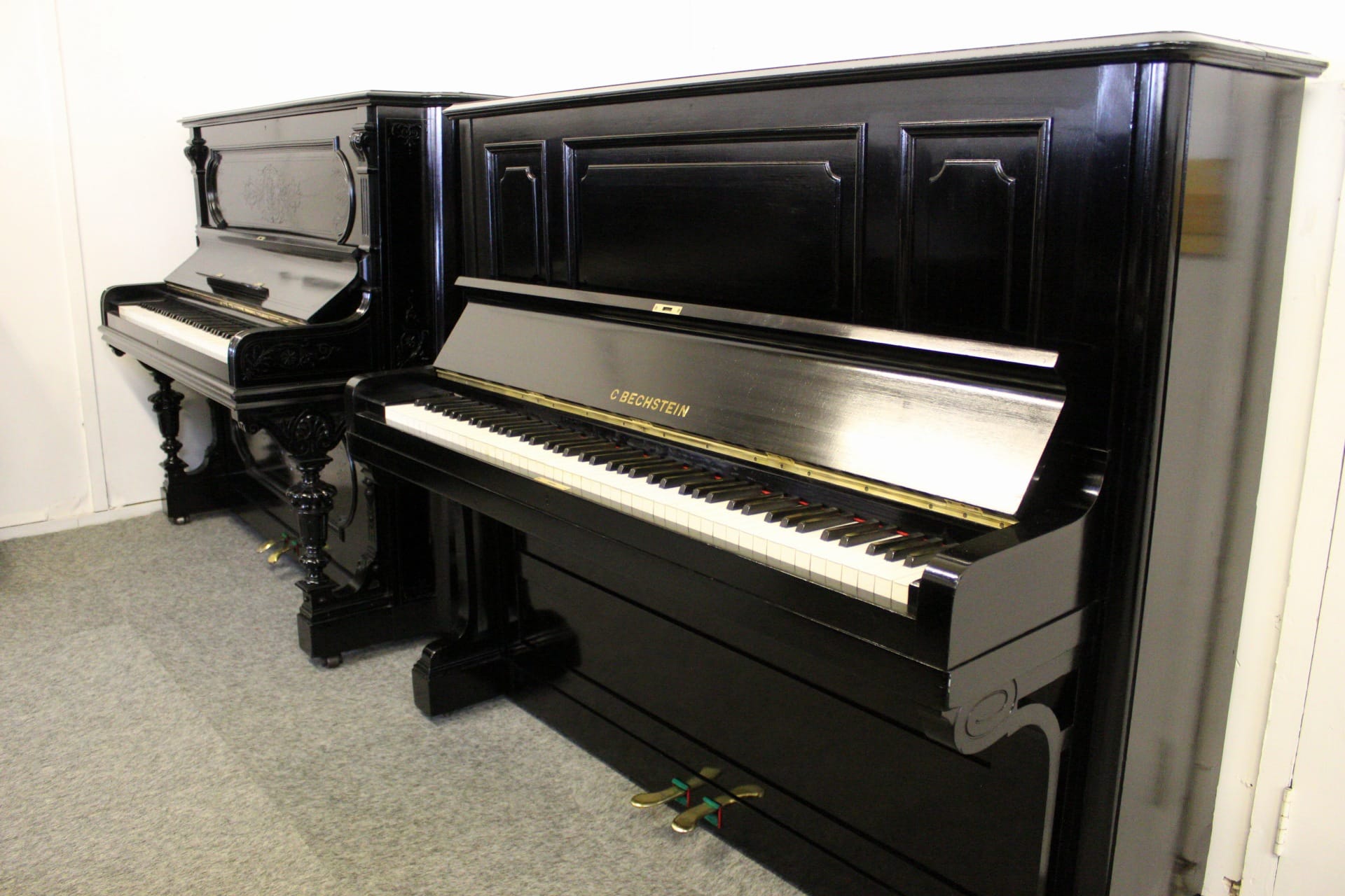 C. Bechstein, Model 8 Ebony Repolished Piano £4,500 - The Derbyshire ...